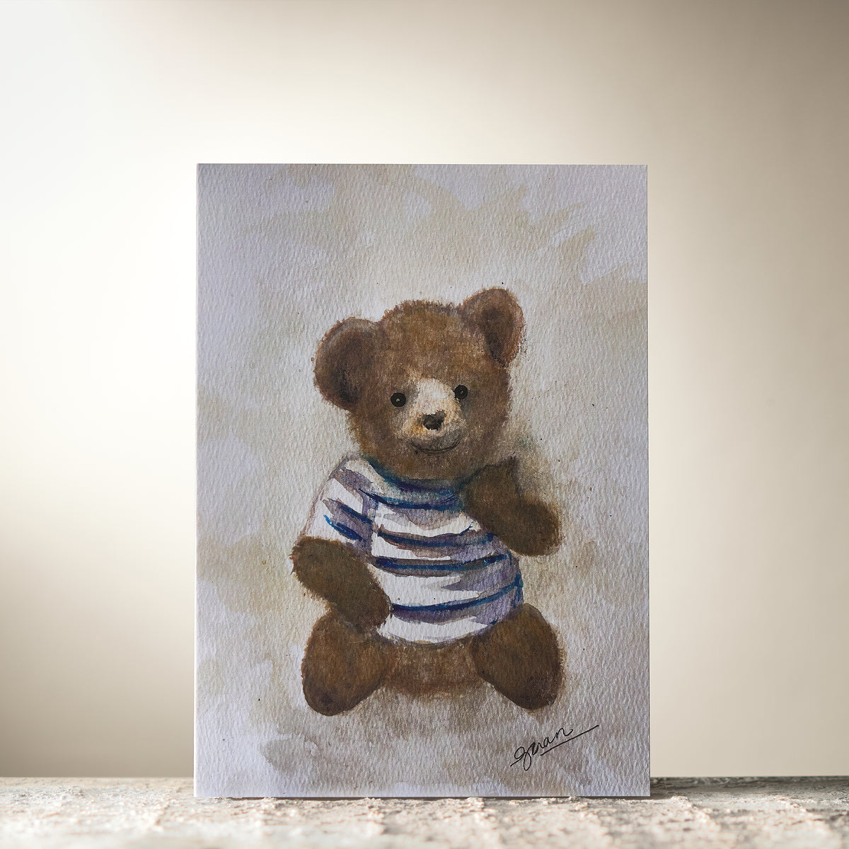 Teddy Bear Card by Guan – HomeLess Made